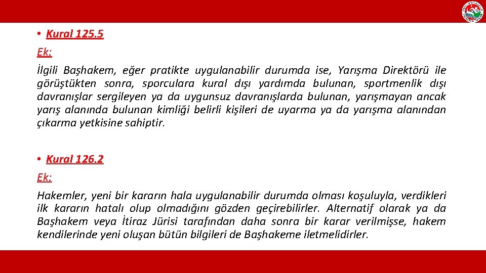 YIL 2017 IAAF YARIMA KURAL DEKLKLER YIL SONU