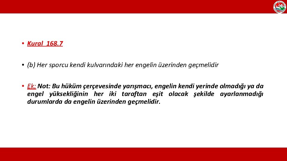 YIL 2017 IAAF YARIMA KURAL DEKLKLER YIL SONU