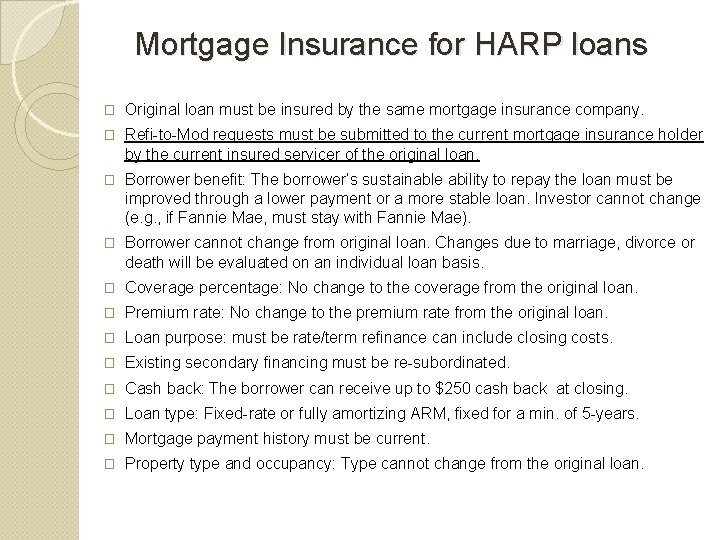 ARE YOU PREPARED TO LEVERAGE HARP II Program