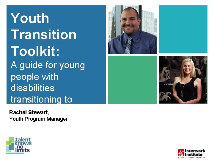 Youth Transition Toolkit A guide for young people
