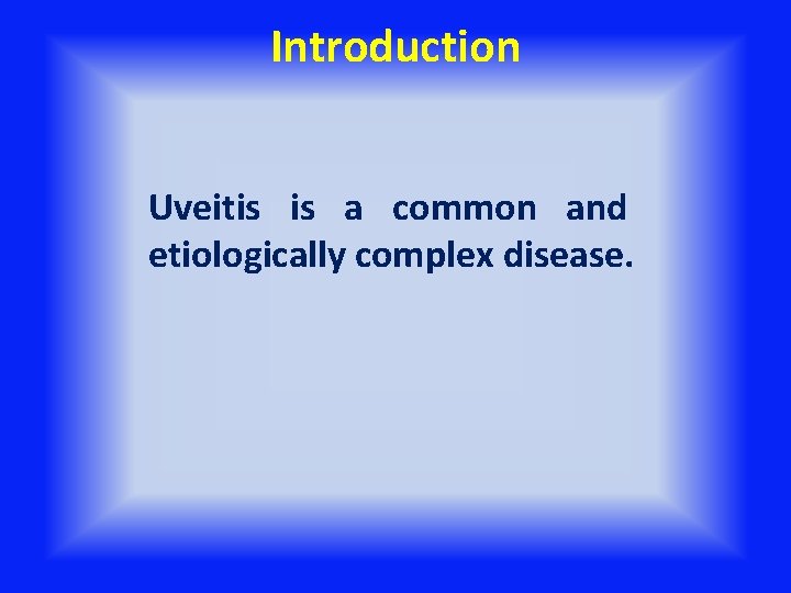 How to Request Laboratory Test in Uveitis F