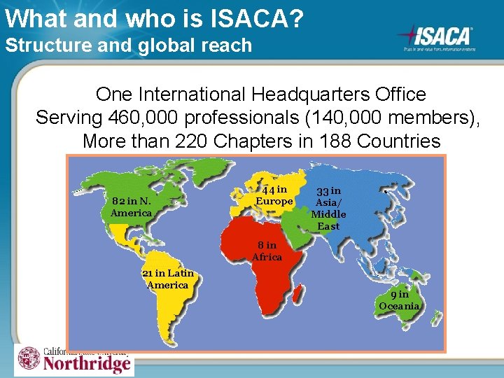 ISACA Jeff Zhang and Debbie Lew California State