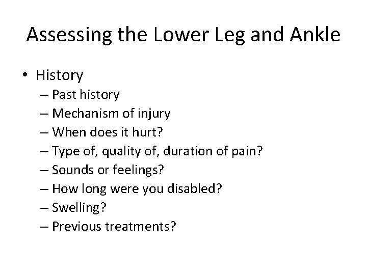 Chapter 19 The Ankle and Lower Leg Functional