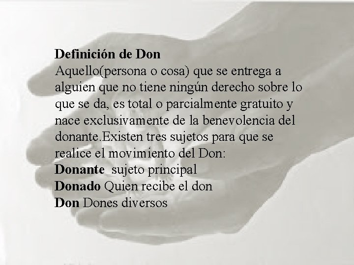 Tema del Encuentro La Vida como Don Actividad