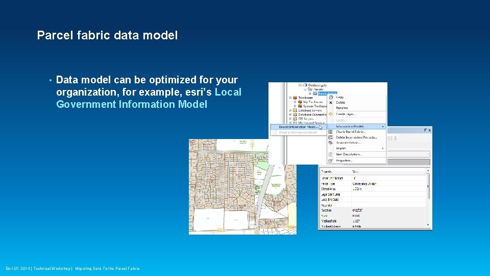 Migrating Data To The Parcel Fabric Christine Leslie