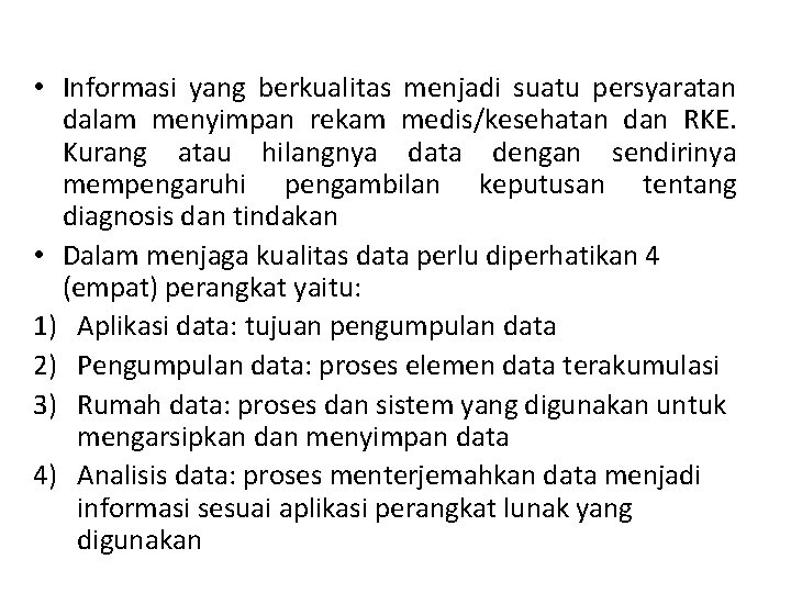 REKAM KESEHATAN ELEKTRONIK Electronic Medical Record EMR adalah