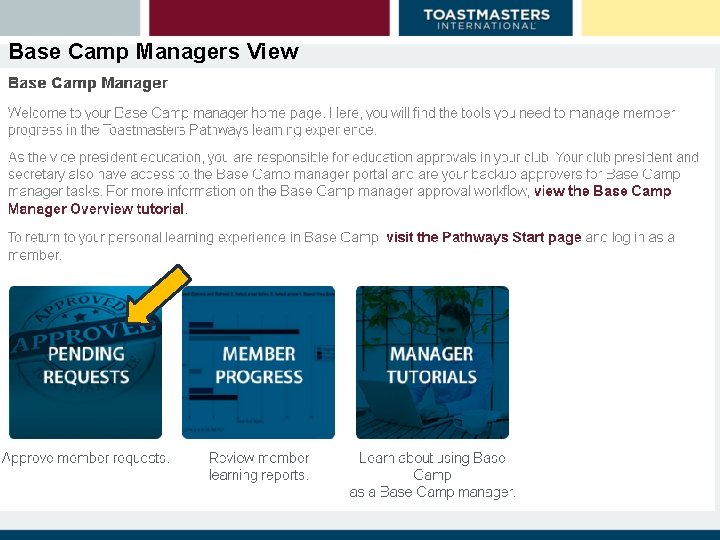 Welcome Club Officers Toastmasters Leadership Institute Club Officer