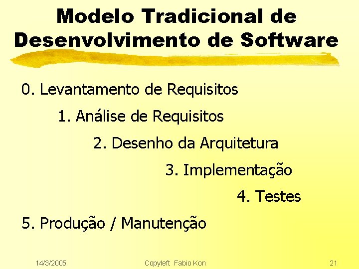Metodologias de Desenvolvimento de Software Orientado a Objetos
