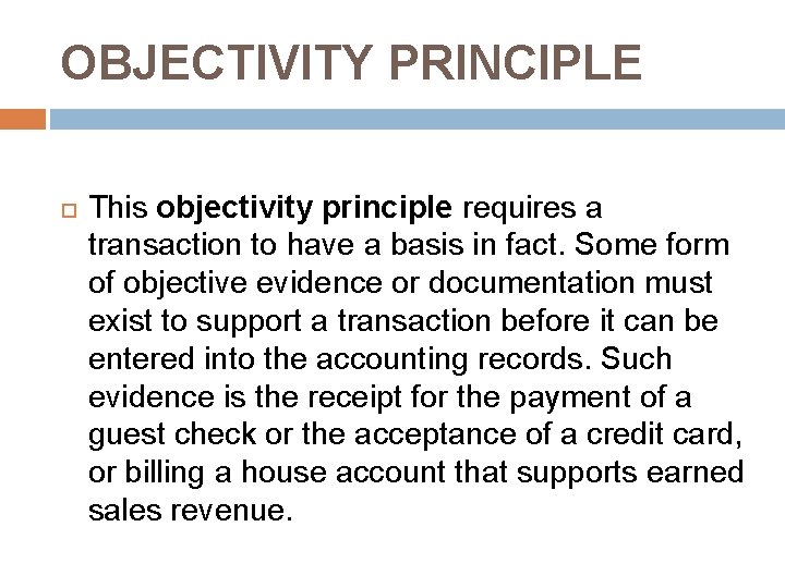 HOSPITALITY MANAGEMENT ACCOUNTING CHAPTER 1 BASIC FINANCIAL ACCOUNTING
