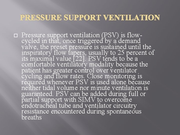 INVASIVE MECHANICAL VENTILATION D Sara Salarian Why ventilate
