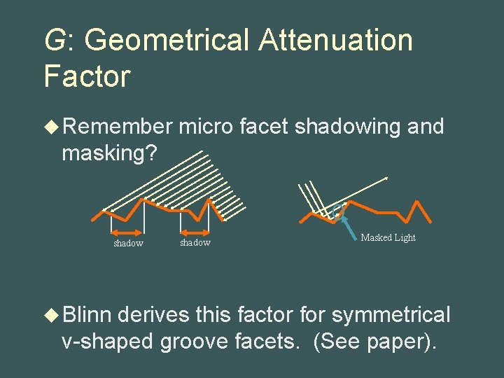 Lighting and Shading Comp 770 Lecture Notes Spring