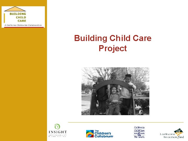 Building Child Care Project Financing Child Care Facilities