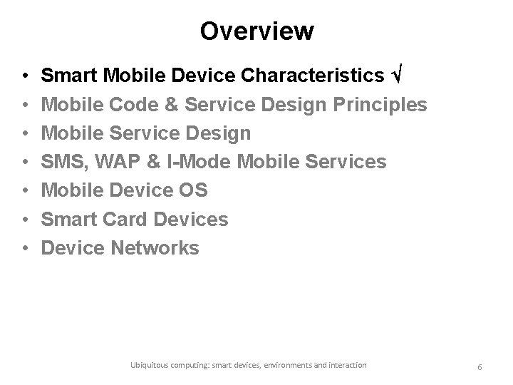 Ubi Com Book Slides Chapter 4 Smart Mobile