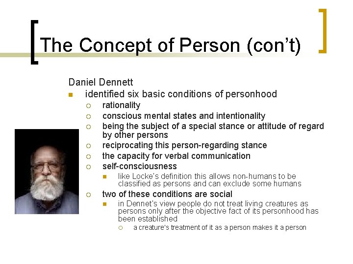 Chapter 7 Persons Minds and Brains What is