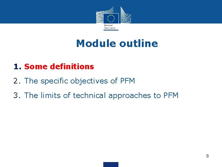 INTRODUCTION TO PUBLIC FINANCE MANAGEMENT Module 1 1