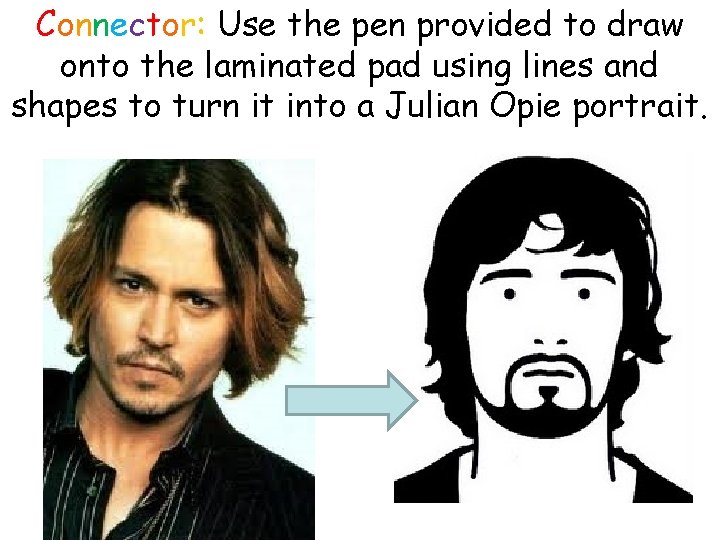 Creating a Julian Opie Portrait Lesson 6 Connector