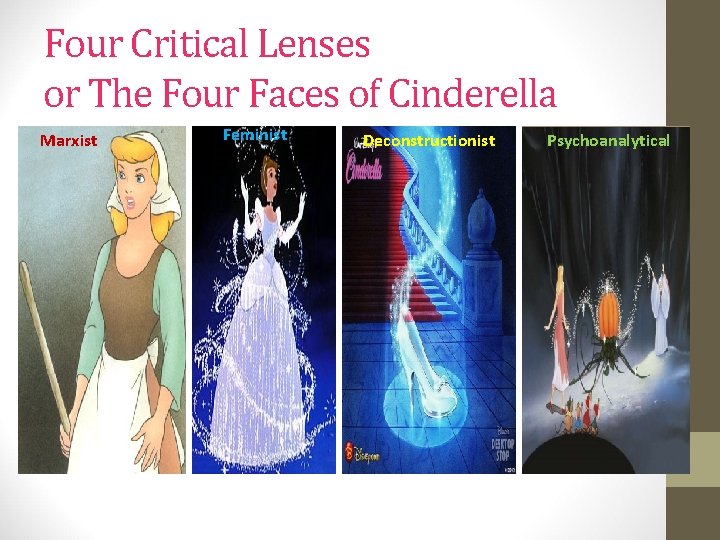 Four Critical Lenses or The Four Faces of