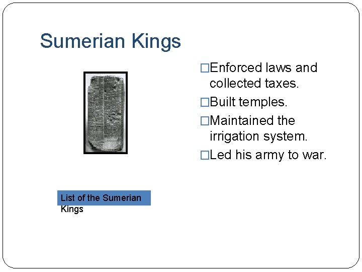 Was Ancient Sumer a Civilization History Alive Chapter