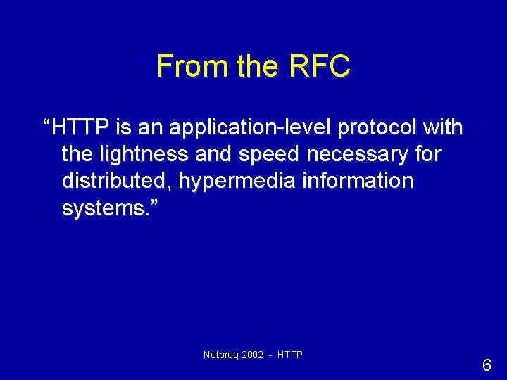 Web Programming Based on Notes by D Hollinger