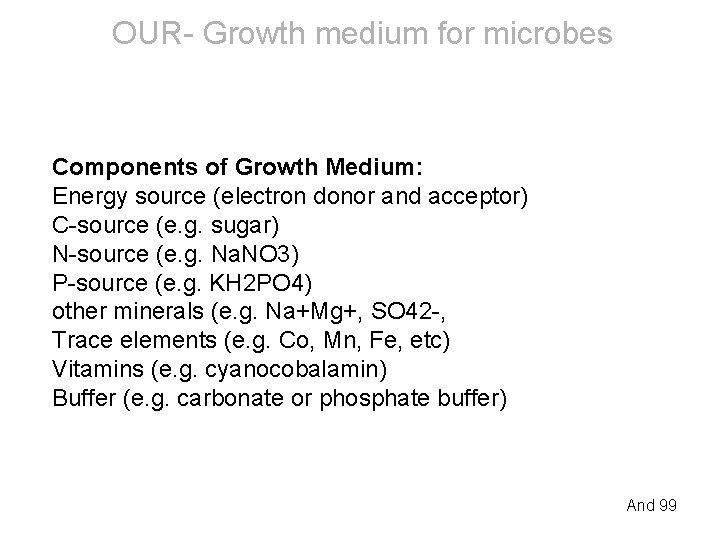 Growth Overview Microbial Growth Overview of terms exponential
