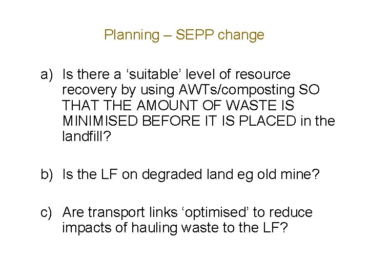 Waste Management in Sydney Now the Future Planning