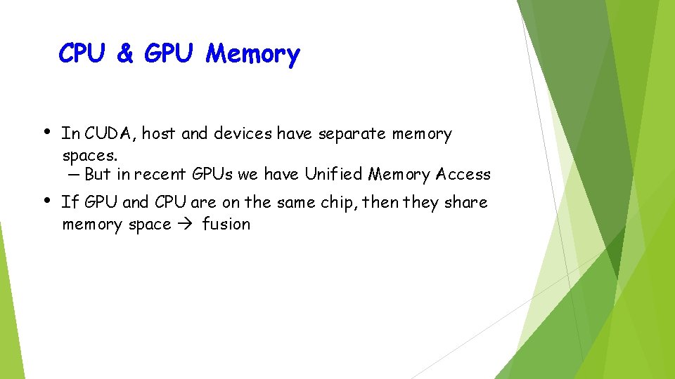 Parallel Computing 18 CUDA I Mohamed Zahran NYU