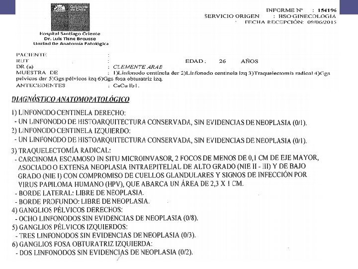 CASO CLNICO TRAQUELECTOMA RADICAL ABDOMINAL Dr Clemente Arab