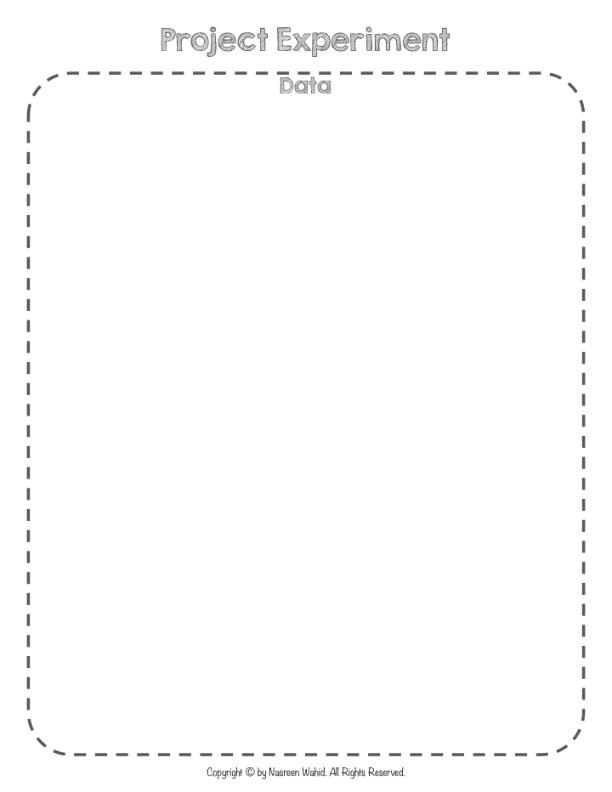 Science Fair Project Planner Name Grade Teacher 120