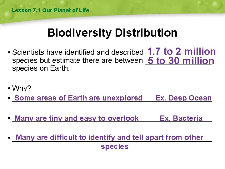 Unit 6 Biodiversity and Conservation Saving the Siberian