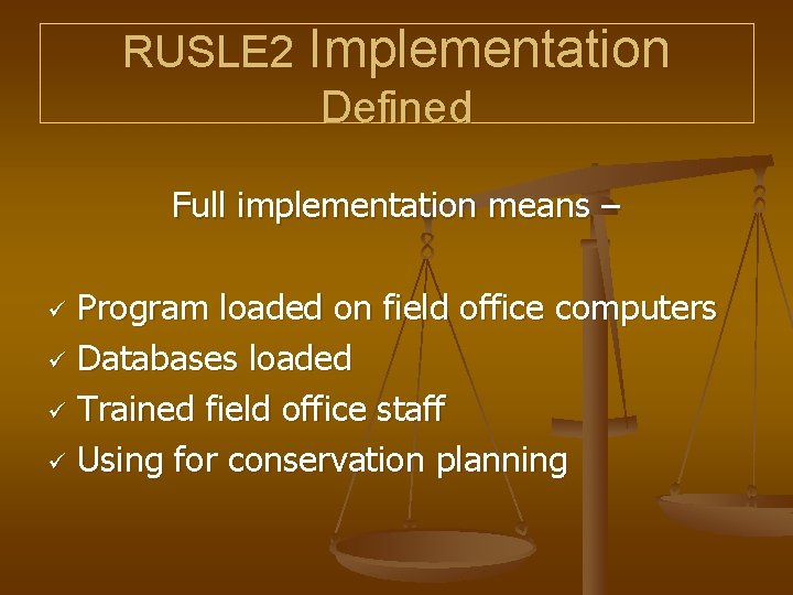 What Is RUSLE 2 Revised Universal Soil Loss
