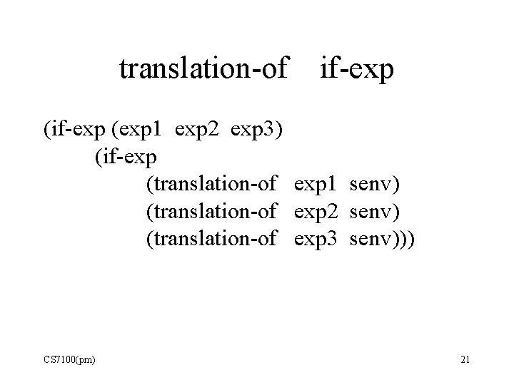 Recursive Procedures and Scopes EOPL 3 Sections 3