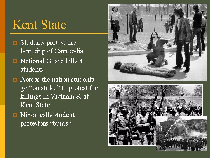Vietnam War Part II Nixon the AntiWar Movement