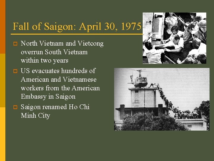 Vietnam War Part II Nixon the AntiWar Movement