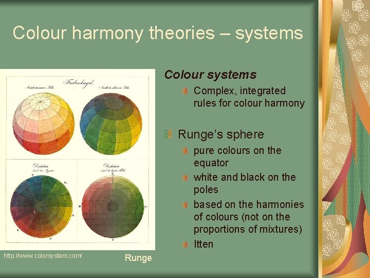 Theories of colour harmony past present and future