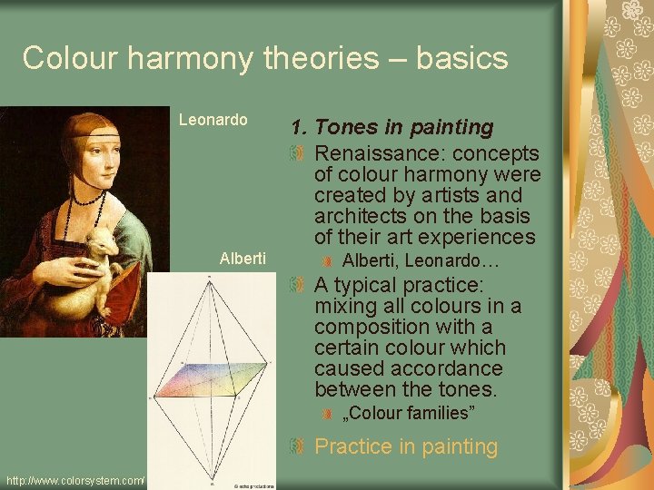 Theories of colour harmony past present and future