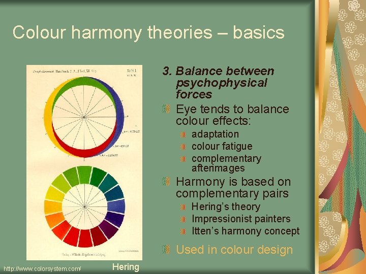 Theories of colour harmony past present and future
