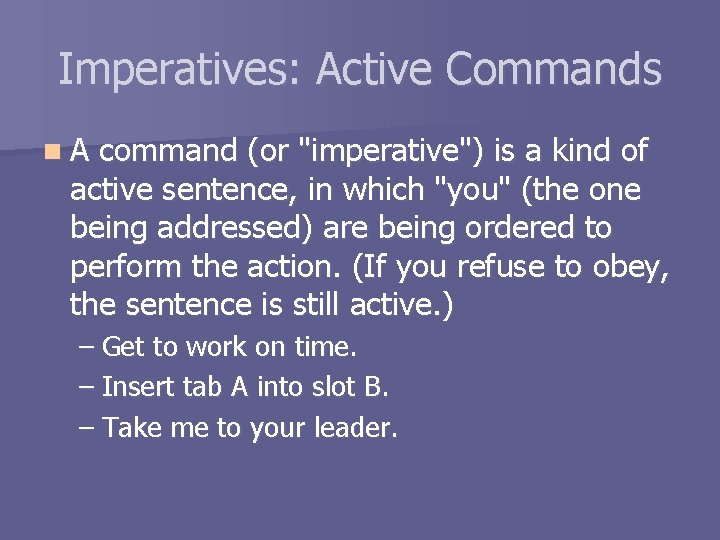 Grammar Lesson 4 Active vs Passive Voice Grammar