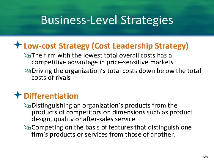 Lecture 6 7 Planning Strategy and Competitive Advantage