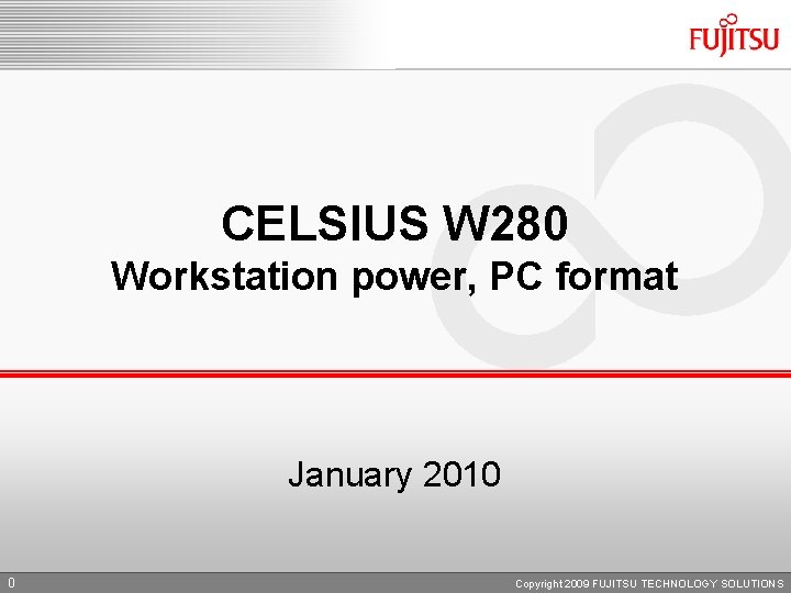CELSIUS W 280 Workstation power PC format January