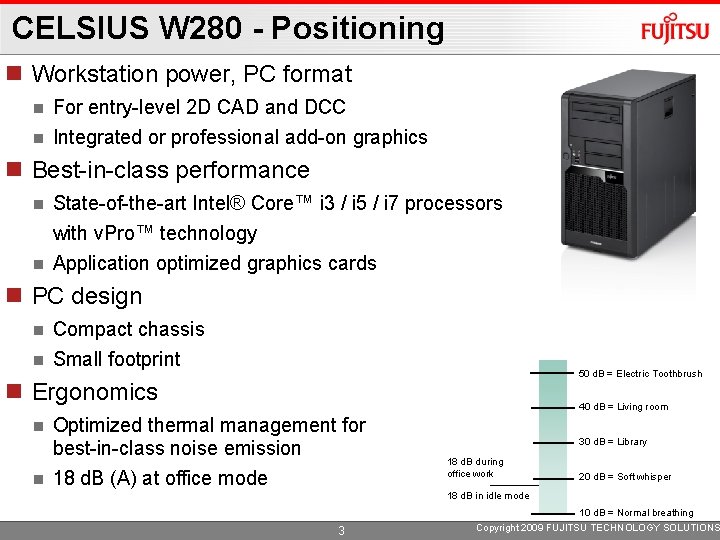 CELSIUS W 280 Workstation power PC format January