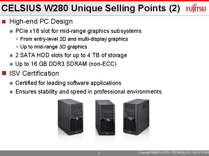 CELSIUS W 280 Workstation power PC format January