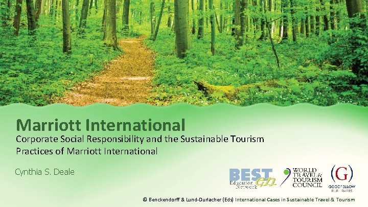 Marriott International Corporate Social Responsibility and the Sustainable