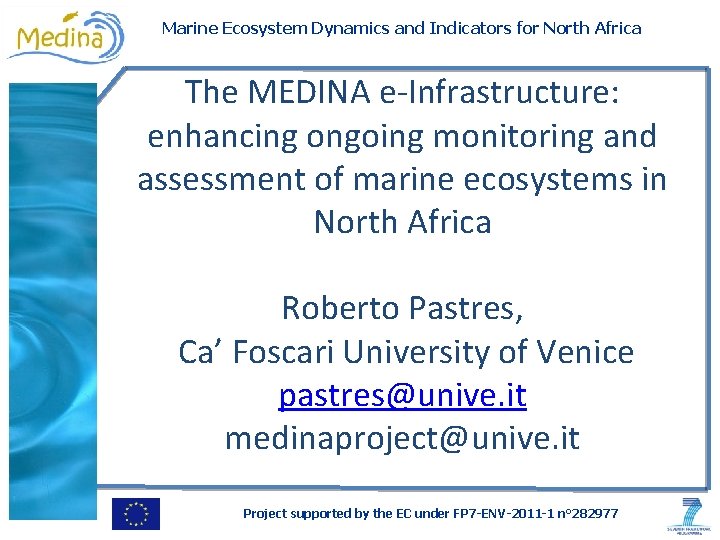 Marine Ecosystem Dynamics and Indicators for North Africa