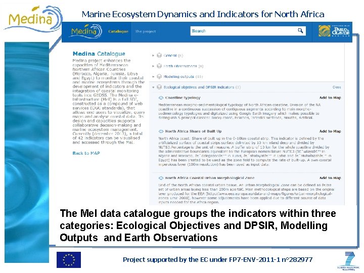 Marine Ecosystem Dynamics and Indicators for North Africa
