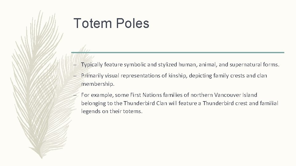 Totem by Thomas King English 11 Summer Learning