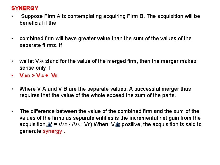 Mergers takeovers acquisitions Merger Combination of two separate