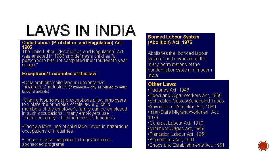 International Labour Organization ILO conventions 138 1973 and
