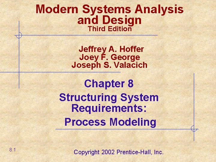 Modern Systems Analysis and Design Third Edition Jeffrey