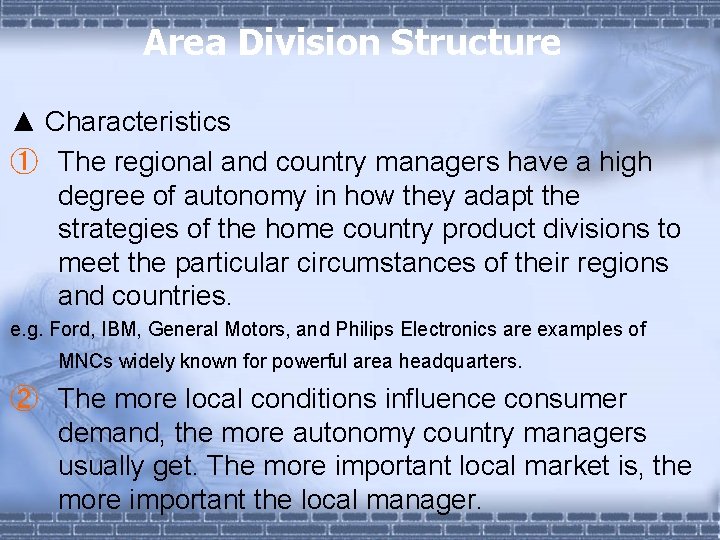 Lecture 6 The Impact of Globalization on The
