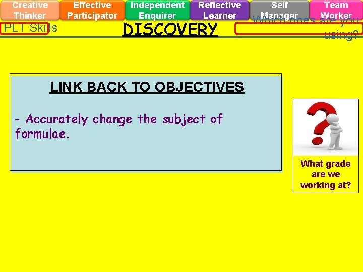 Creative Thinker Effective Participator Independent Enquirer Reflective ...